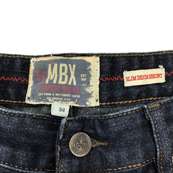 Mbx | Shorts | Mbx Mens Slim Denim Shorts Size 34 | Poshmark